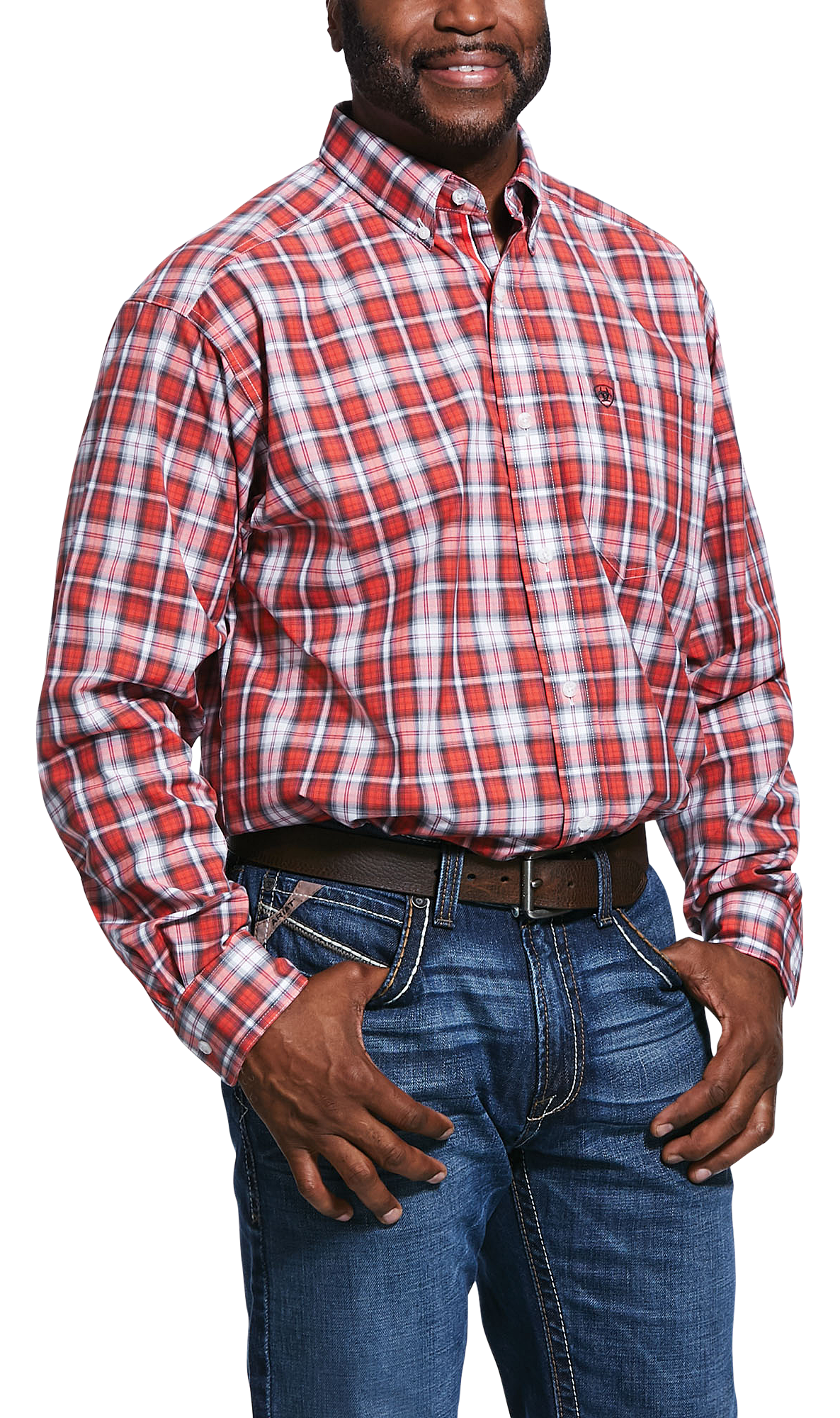 Ariat Pro Series Grant Button-Down Long-Sleeve Shirt for Men | Bass Pro ...